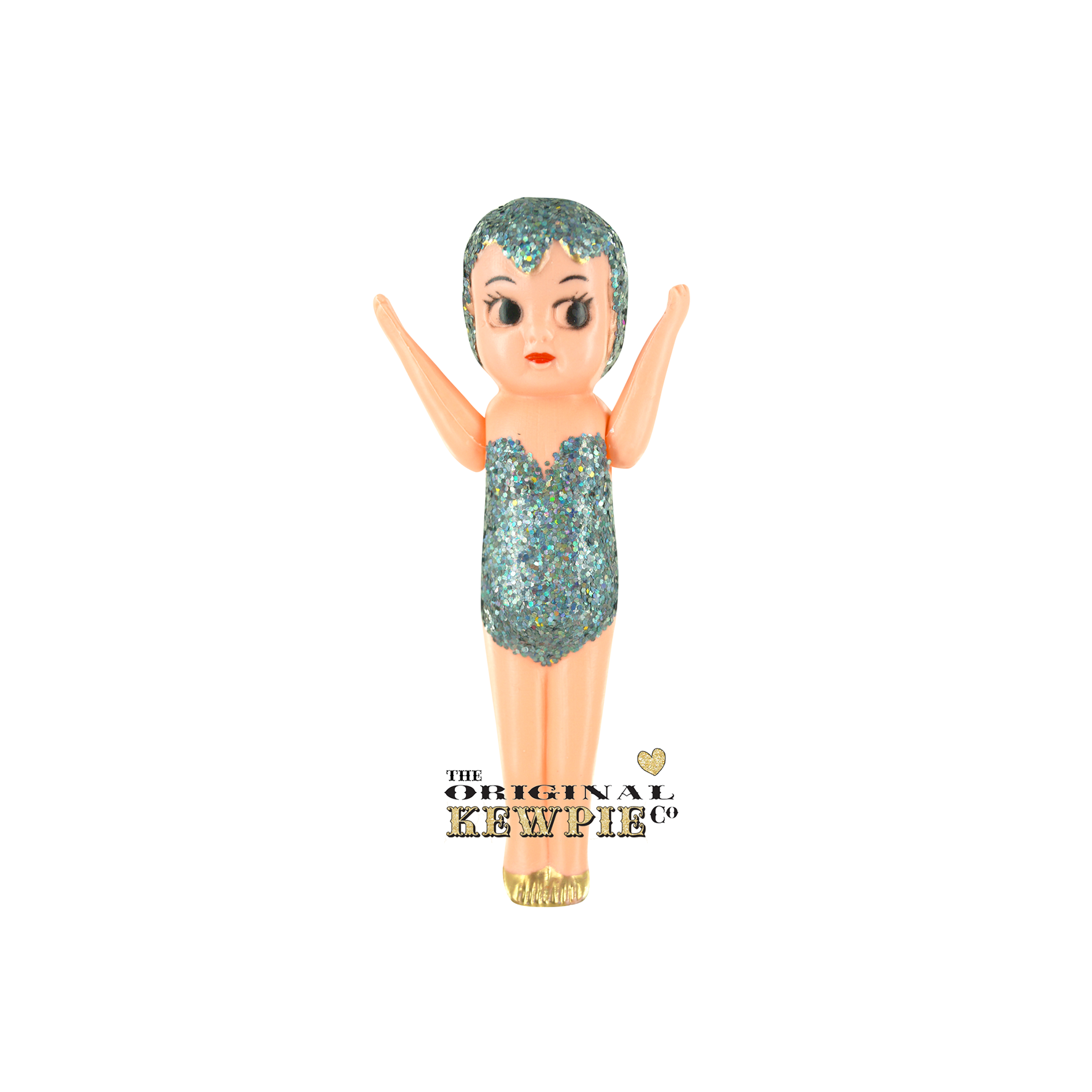 Glitter Glam Kewpie Grey – The Original Kewpie Co